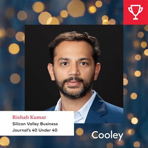Congratulations To Cooley Partner Rishab Kumar For Being Named To The