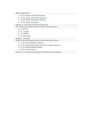Understanding Genomics Exploring The Study Of The Entire Genome Course Hero