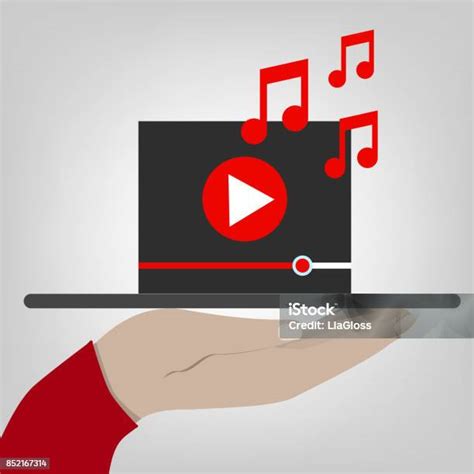 손으로 디지털 비디오 플레이어와 태블릿을 보유 하고있다 평면 그림입니다 개념에 대한 스톡 벡터 아트 및 기타 이미지 개념