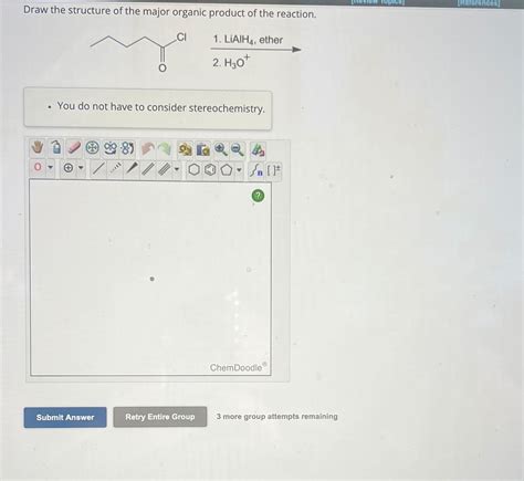 Answered: Draw the structure of the major organic… | bartleby