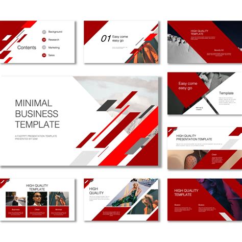 Powerpoint Templates Red