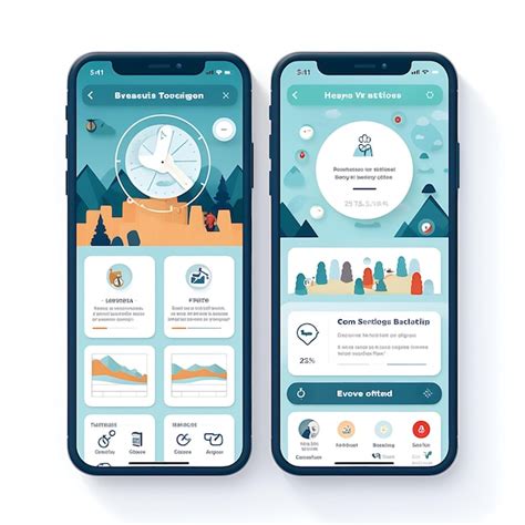 Premium Ai Image Mobile App Design Of Insurance Insurance Claims App Design Trustworthy Theme