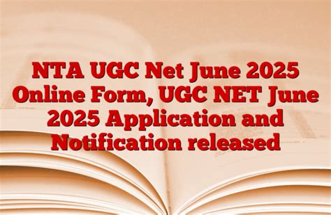 Nta Ugc Net Jrf Exam June 2025 Apply Online Form Start Your Application Today Key Education