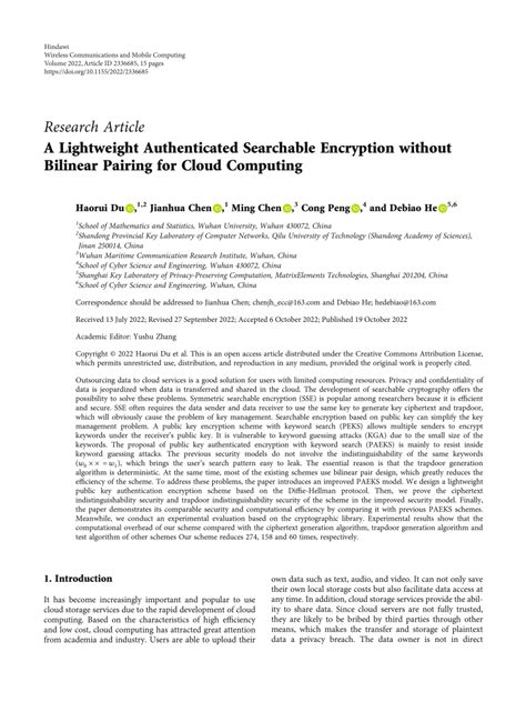 pdf a lightweight authenticated searchable encryption without