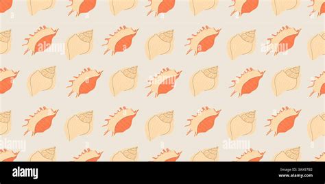 Sea Shells Fossils And Mollusks Seamless Pattern Stock Vector Image Sea Shells Fossils And Mollusks Seamless Pattern Stock Vector Image