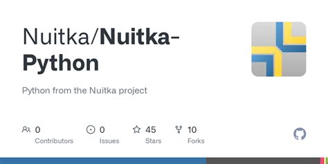 Github Nuitkanuitka Python Python From The Nuitka Project