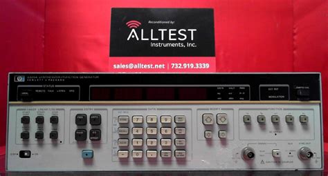 3325a Agilent Keysight Synthesizer Function Generator Alltest Instruments