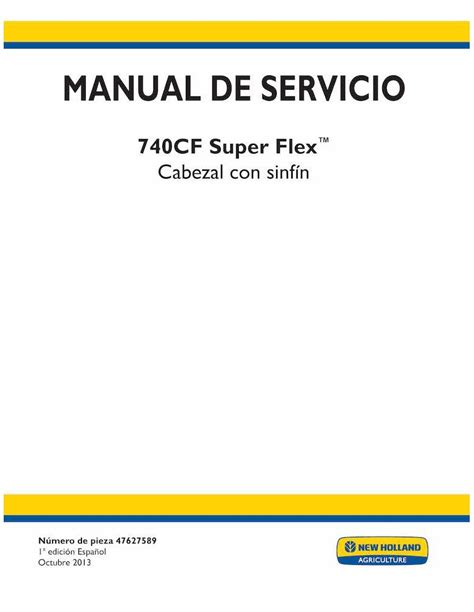New Holland 740cf Super Flex Auger Header Pdf Service Manual Es