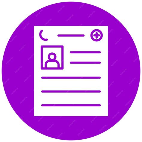 Premium Vector Vector Design Patient Pofile Icon Style