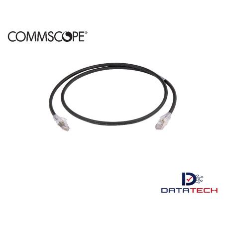 Patch Cord F UTP RJ45 LSZH Cat 6A De 1m Color Negro NPC6ASZDB BK001M Commscope