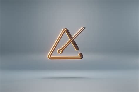 파란색 배경에 노란색 조명 기호 아이콘이 있는 아름다운 검은색 삼각형 기호 3d 렌더링 그림입니다 디자인을 위한 배경 패턴입니다 0명에 대한 스톡 사진 및 기타 이미지