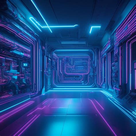 Bronze Chough12 Electric Blue Binary Code Room