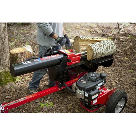 Troy-Bilt 27-Ton Gas Log Splitter in the Hydraulic Gas Log Splitters department at Lowes.com