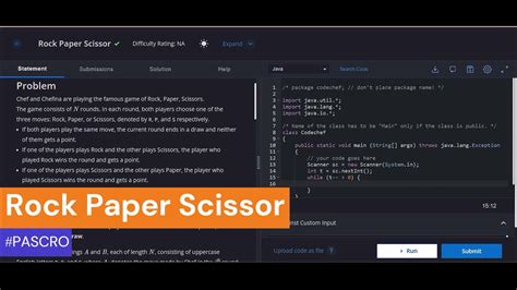 Codechef Rock Paper Scissor Problem Solution Pascro Codechef Codechefsolution Starters107