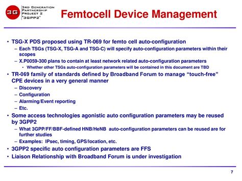 Overview Of TSG X Femto Standardization Activities Ppt Download