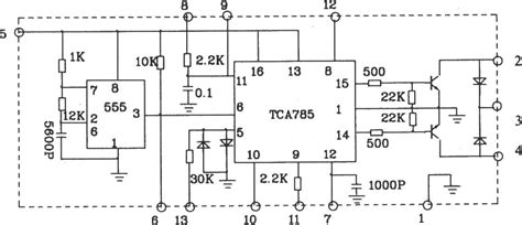 以tca785为核心的可控硅三相全控桥触发电路图 电路图 Aet 中国科技核心期刊 最丰富的电子设计资源平台