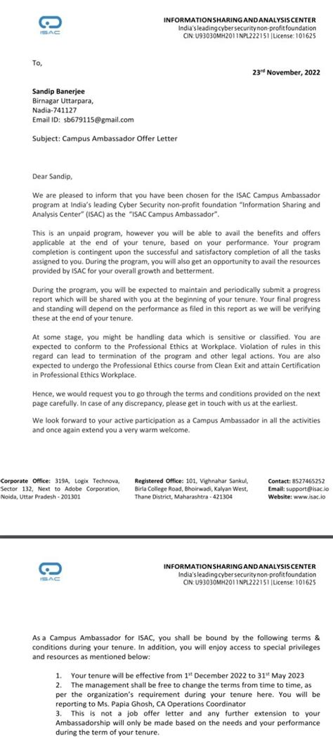 sandip banerjee cap dwa on linkedin happy to be a part of isac prasad as a campus ambassador