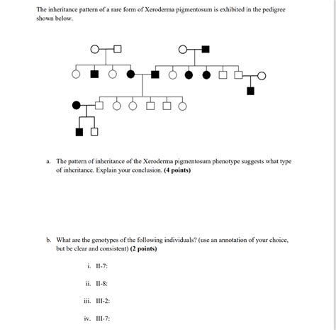 Solved The Inheritance Pattern Of A Rare Form Of Xeroderma