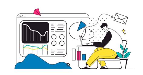 Big Data Analysis Outline Web Illustration Illustrations Ft Flat And Outline Envato