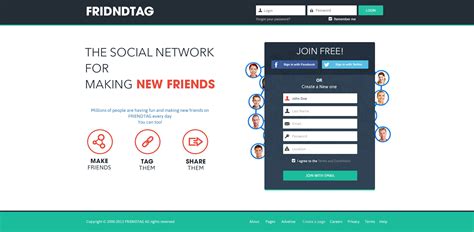Social Media Signup Page Flat Design By Ahsanpervaiz On Deviantart