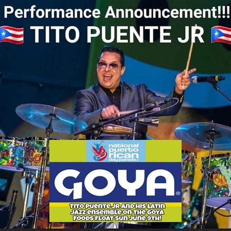 This Sunday Tito Puente Jr