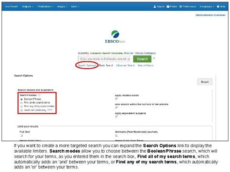Tutorial Introduction To Help Ebsco Com Ebscohost Is