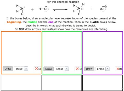 Solved For This Chemical Reaction H Ci In The Boxes
