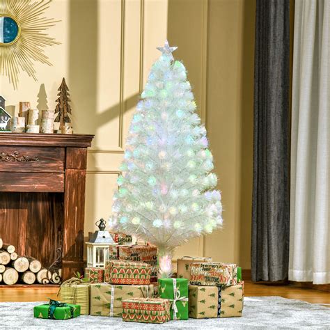 5ft Prelit Artificial Christmas Tree Fiber Optic Xmas Decoration