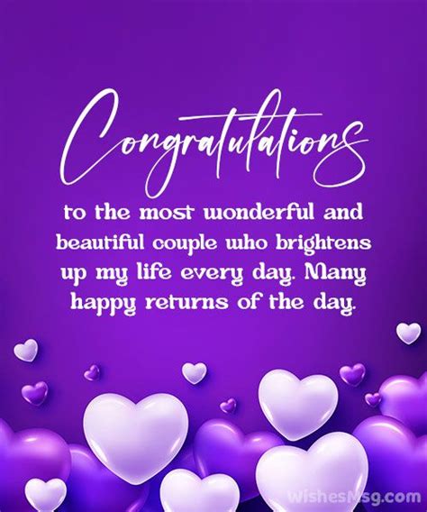 Anniversary Wishes For Daughter And Son In Law Wishesmsg Happy