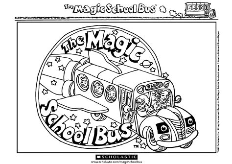 Coloring Sheet School Bus Coloring Page