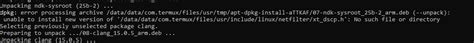 Bug Cannot Install Ndk Sysroot On Termux · Issue 13188 · Termux