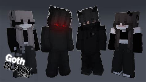 Goth Black Teens In Minecraft Marketplace Minecraft