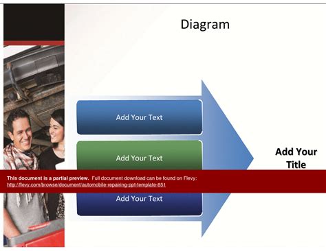 Automobile Repairing PPT Template PPT Slide Deck