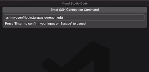 how to use vscode to login to talapas talapas knowledge base