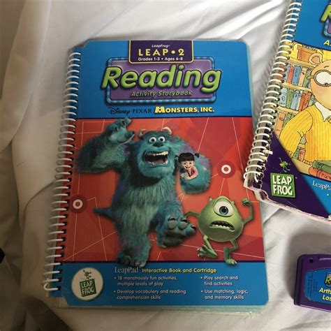 Leapfrog Reading Disney Monsters Inc Shrek Arthur Books And