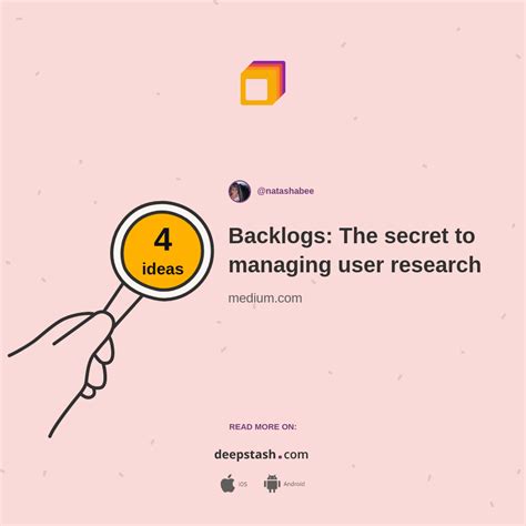 Backlogs The Secret To Managing User Research Deepstash