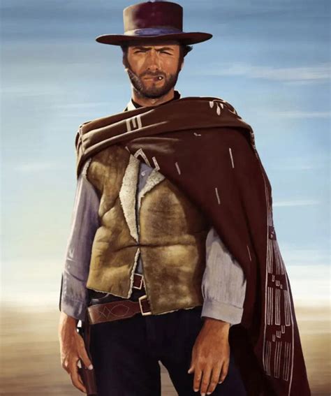 A Fistful Of Dollars Clint Eastwood Leather Vest
