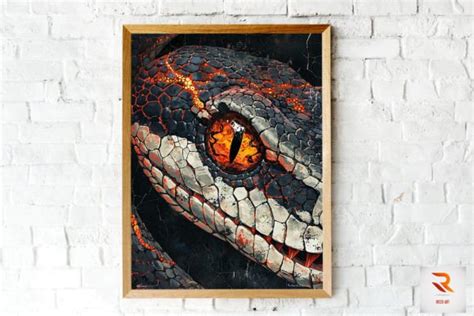 Whimsical Fantasy Regius Python Wall Art Graphic By Ricco Art