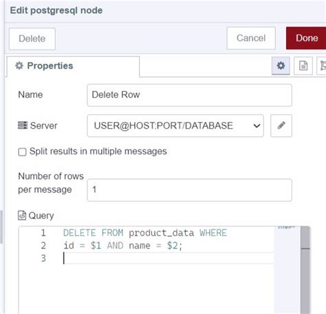 Using Postgresql With Node Red • Flowfuse