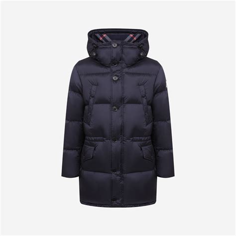 버버리 락우드 퍼퍼 자켓 네이비 Burberry Kream