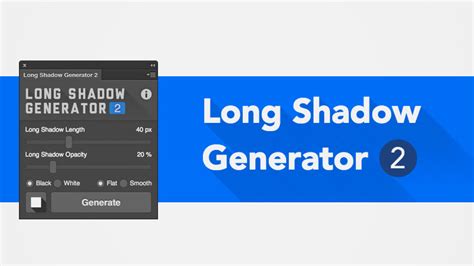 plugin effet long shadow pour photoshop