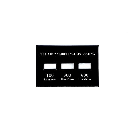 Diffraction Grating 100 300 600 Lines Mm Delta Educational Supplies Limited