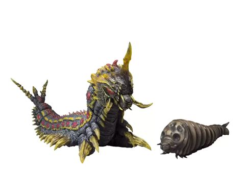 Godzilla Vs Mothra Mothra And Battra Larva Figurine Shmonsterarts
