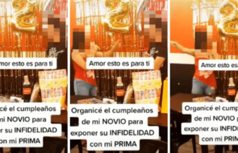 Joven descubre que su novio le es infiel con su prima y lo expone en su cumpleaños Amor esto