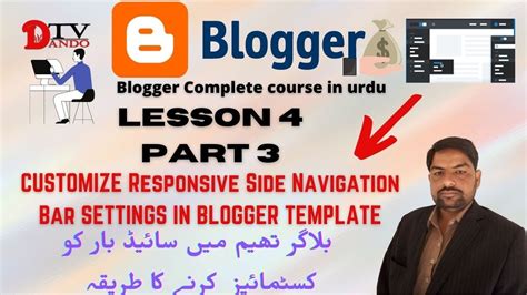 How To Edit Sidebar In Blogger Blogger Tutorial For Beginners Customize Blogger Template