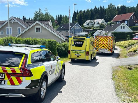 Lier Brann Bryter Til Solcellepanel Tok Fyr