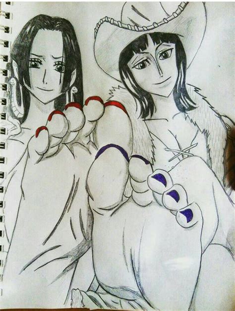 Robin And Boa Hancock By Animegirlfeet On Deviantart