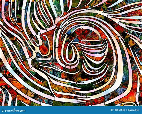 Artificial Stained Glass Stock Illustration Illustration Of Colored 193567546