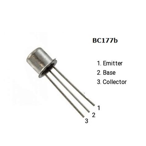 Bc177b Transistor To 18 Metal Can Package Makestore