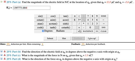 Solved 25 Part A Find The Magnitude Of The Electric Field